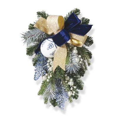 Royale Bleu Chairback Swags, Set of Two | Frontgate