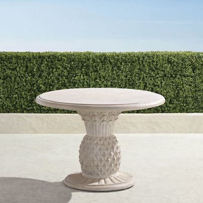 Faux Stone Pineapple Bistro Table | Frontgate
