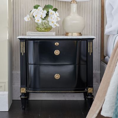 Regency Bow Front Nightstand | Frontgate
