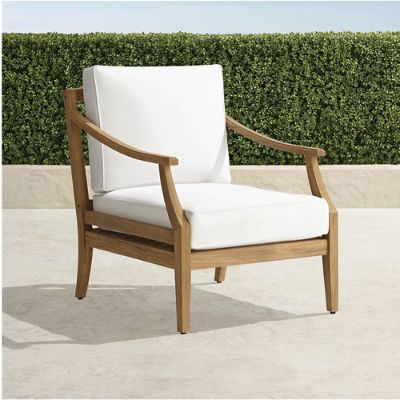 Trelon Teak Lounge Chair in Natural Finish | Frontgate