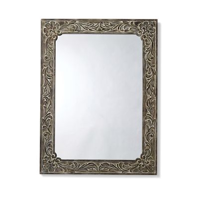Schyler Carved Wood Mirror | Frontgate
