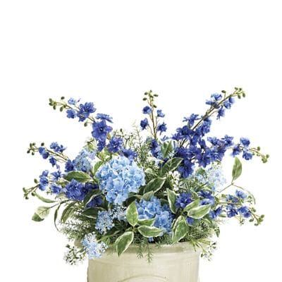 Charlotte Cornflower Delphinium Urn Filler | Frontgate