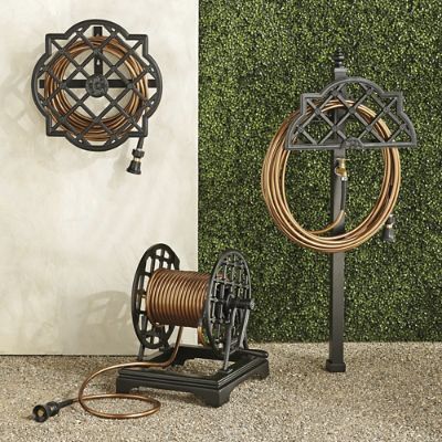 Trellis Hose Reel & Powdercoated Aluminum with 125 ft. Capacity