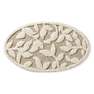 Lierre Cotton Linen Bath Rug | Frontgate