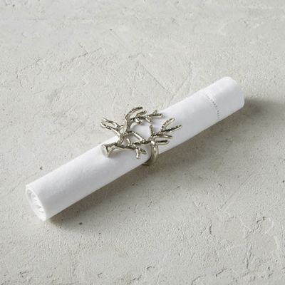 Coral Napkin Rings, Set of Four | Frontgate