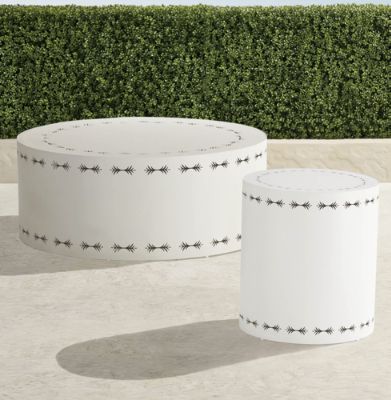 Sabine Tables Tailored Covers with UV & Water-Resistant Polyester