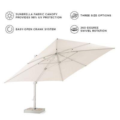 Altura Cantilever Umbrella with Base | Frontgate