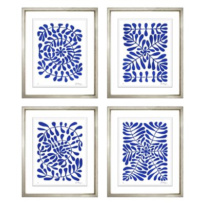 Mediterranean Blue Botanical Giclée Prints | Frontgate