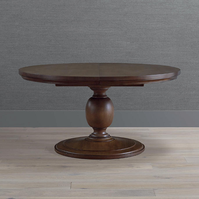 Dillion Round Expandable Dining Table | Frontgate Dillion Round Expandable Dining Table | Frontgate