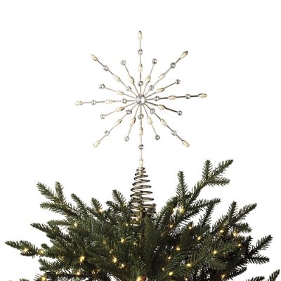 Pearl & Crystal Tree Topper | Frontgate