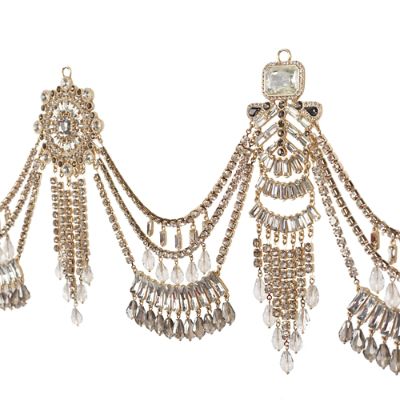 Crystal Deco Nouveau Mantel Swag | Frontgate