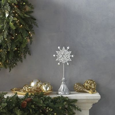 Sparkling Snowflake Table Decor | Frontgate