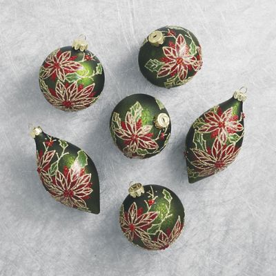 Christmas Classic Ornaments, Set of Six | Frontgate
