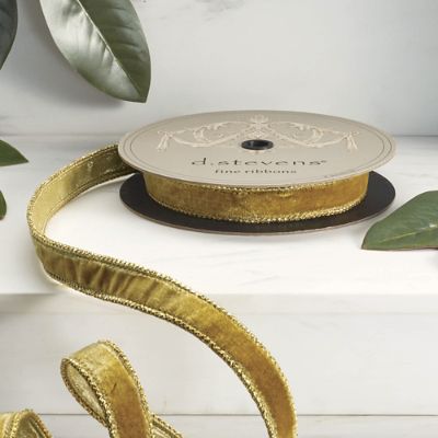 Braided Edge Velvet Ribbon | Frontgate