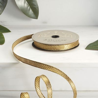 Jacquard Diagonal Stripe Ribbon | Frontgate