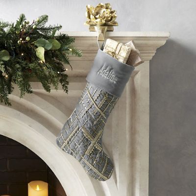 Icy Indulgence Crystal Stocking | Frontgate