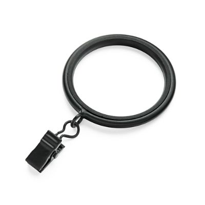 Classic Curtain Clip Rings Set of 10 for 1-1/4" Rods with Quiet Glide ...