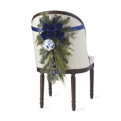 Bleu Heirloom Chairback Swags, Set of Two | Frontgate