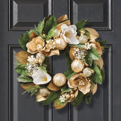 Gilded Glamour Wreath | Frontgate