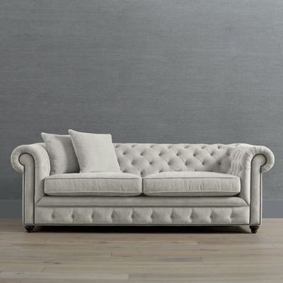 Logan Chesterfield Queen Sleeper Sofa | Frontgate