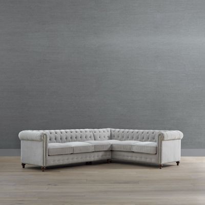 Logan Chesterfield Queen Sleeper Sofa | Frontgate