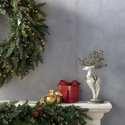 Magical Mistletoe Prancing Deer | Frontgate