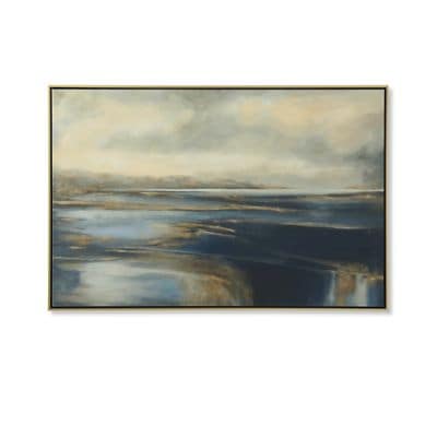 Southern Seaboard Gicl e Print with Hand-Embellished Gold Accents ...
