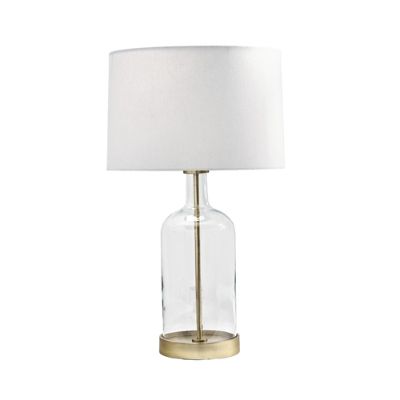 Briggs USB Table Lamp with Built-in Charging Ports & Dimmer Switch