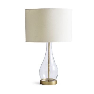 Katrina Table Lamp with Antiqued Brass Accents & Dimmer Switch