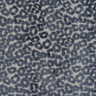 Smoke Ember Fabric with Velvet Texture & Animal Print Pattern for ...