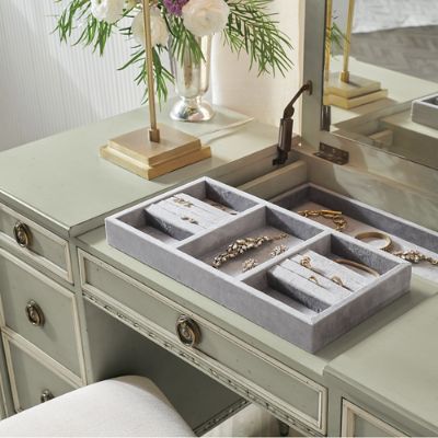 Etienne Ultimate Vanity with Brass Hardware & Integrated Power Strip
