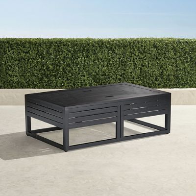 Brooks Aluminum Rectangular Coffee Table | Frontgate