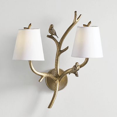 Aviary Double Wall Sconce | Frontgate