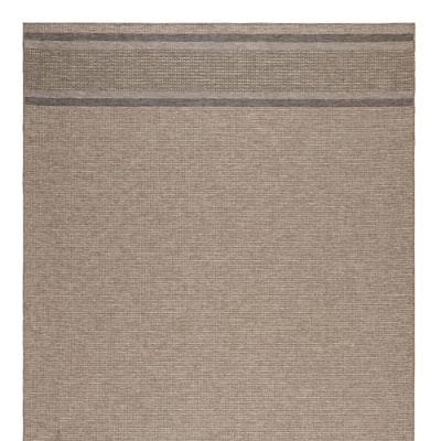 Delsie Indoor/Outdoor Rug with Textural Multilevel Weave & Neutral Shades