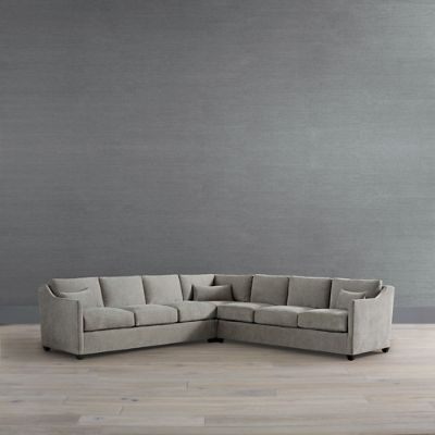 Reagan 3-pc. Sofa Sectional with Featherblend Cushions & Hand-Tied Springs