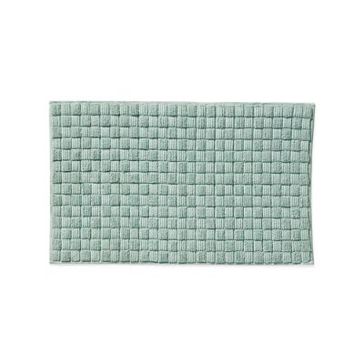 Resort Collection Textured Tile Bath Mat & Handwoven Long-Staple Cotton