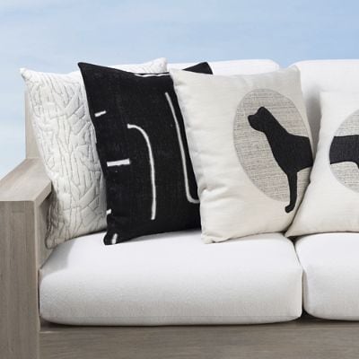 Unconditional Woof Pillow Collection by ES for Indoor & Outdoor with ...