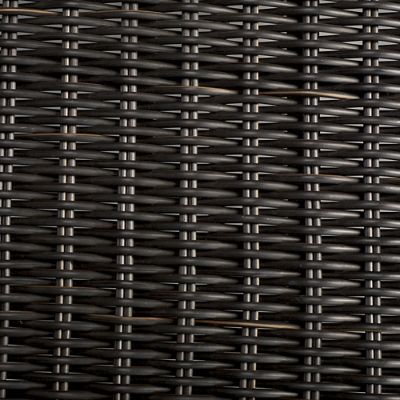 Round Wicker Black Walnut Swatches for Indoor & Outdoor Furniture Matching