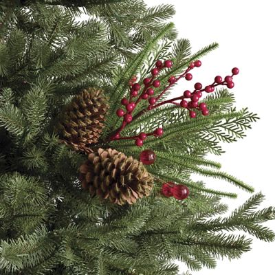 Pine Cone & Berry Greenery Bundle for Festive Indoor Decor, Set of 6