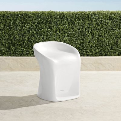 Soleil Counter Stool for In-Water & Poolside Use with UV20-Rated Resin