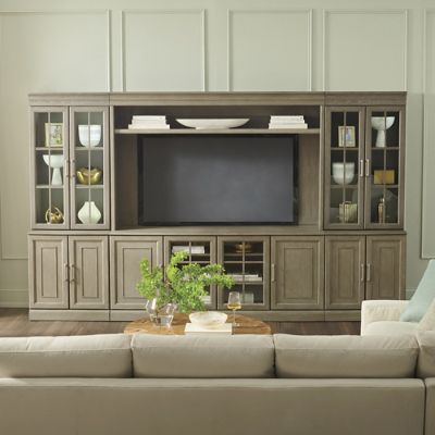 Hunter Modular Media Collection for 75" TV with Adjustable Shelves ...