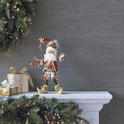 Mark Roberts Candy Cane Elf with Handcrafted Details & Posable Limbs