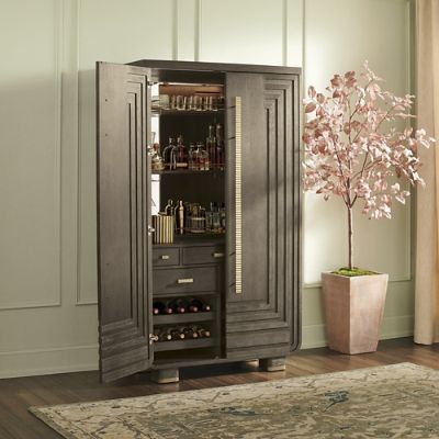 Eros Oak Bar Cabinet