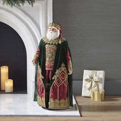 Christmas Castle Santa Handmade with Gemstones & Beadwork by Katherine ...