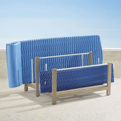 Frontgate Resort Teak Pool Float Stand with Weather-Resistant ...