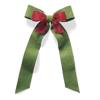 Vintage Velvet Layered Bows, Set of Six | Frontgate