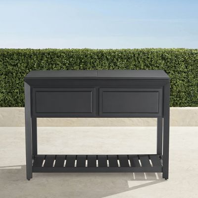 Frontgate Resort Newport Console with Beverage Tub & Storage Shelf in ...