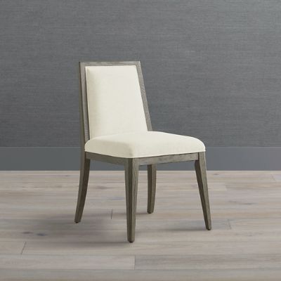 Solene Dining Chairs Set of Two with Gray Oak Finish & Stain-Resistant ...