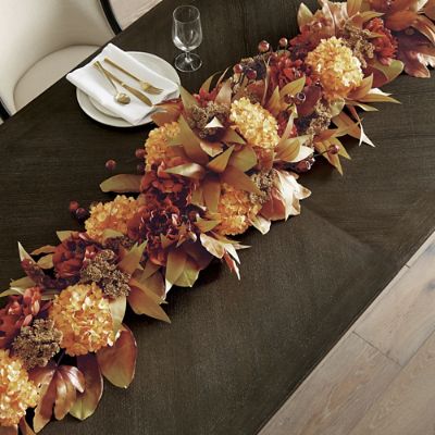 Toasted Harvest Table Swag | Frontgate