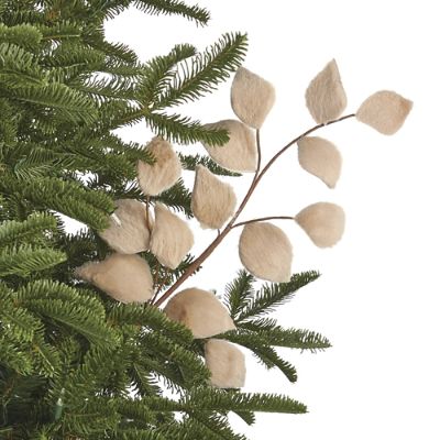 Faux Fur Leaf Stem, Set of Six | Frontgate